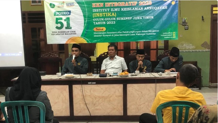Mahasiswa Instika Sumenep Gelar Sosialisasi Pengolahan Sampah Rumah Tangga